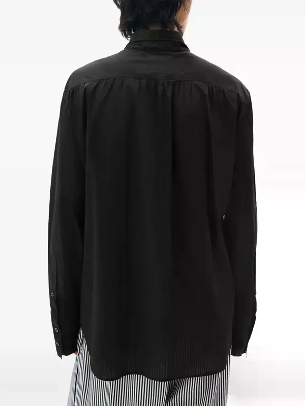 ANN DEMEULEMEESTER Elgar Buttoned Shirt - Black