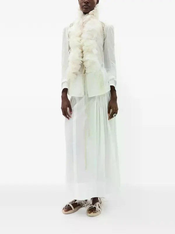 ANN DEMEULEMEESTER Ariel Light Maxi Skirt