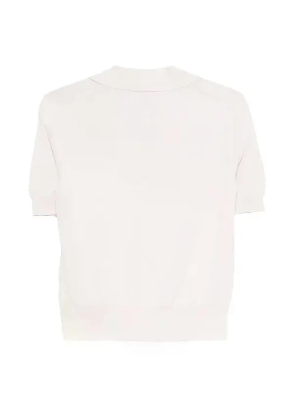 DANIELE FIESOLI V-neck Collared Top - Pink