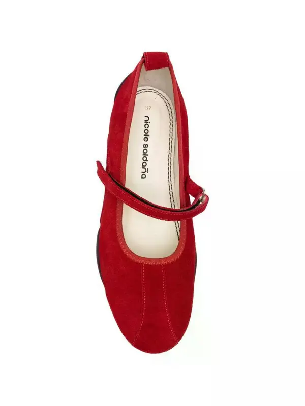 NICOLE SALDANA Sophie 2 Ballet Flats - Red