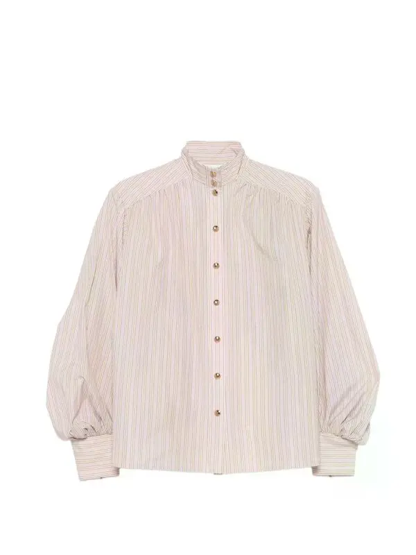 Zimmermann Striped Buttoned Blouse