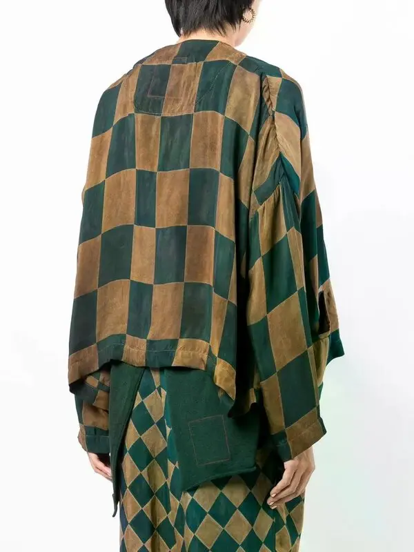 UMA WANG Klarke Cropped Jacket - Brown