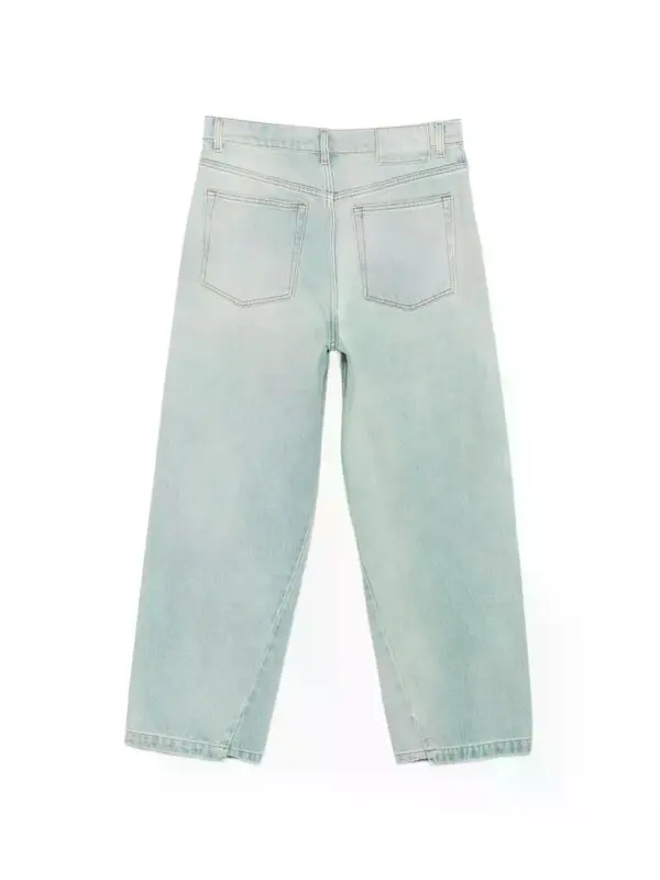 PAURA Twist Baggy Jeans