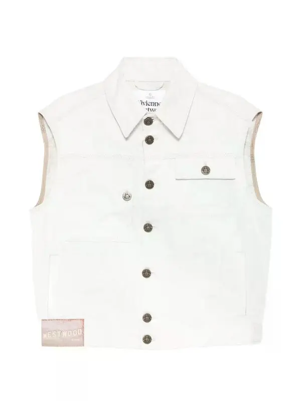 VIVIENNE WESTWOOD Buttoned Gilet - Neutrals