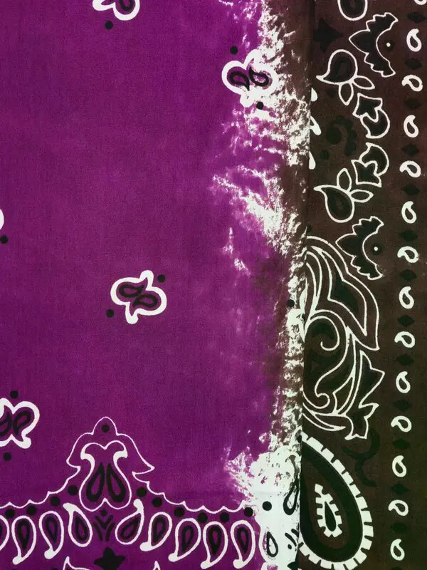 Destin Paisley Scarf - Purple