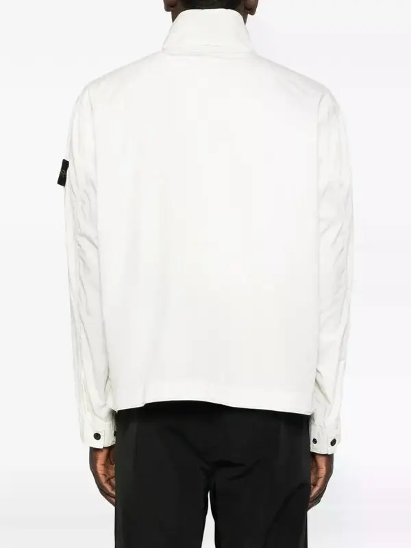 Stone Island Pocket Zip Jacket - White