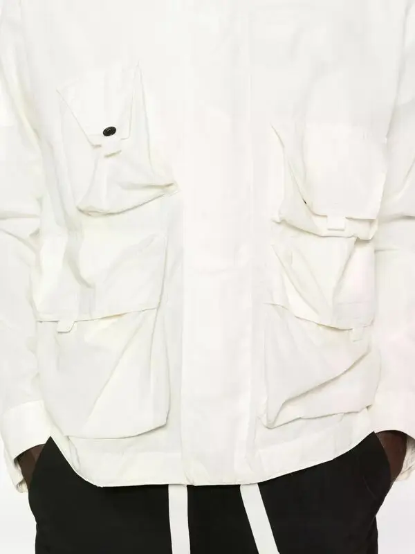 Stone Island Pocket Zip Jacket - White