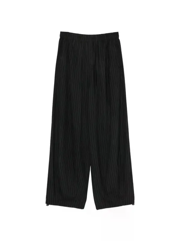 THE FRANKIE SHOP Pinstripe Trousers - Black