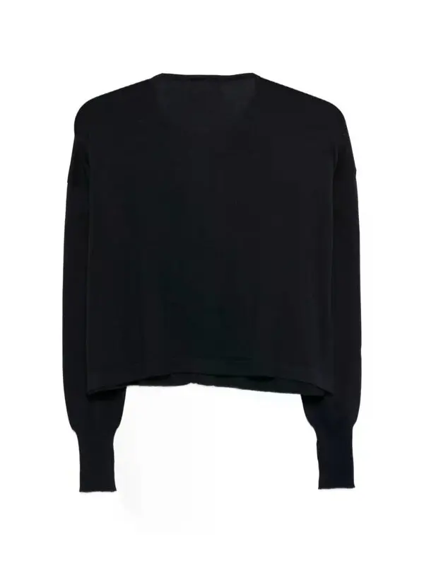 MA'RY'YA Buttoned Cardigan - Black
