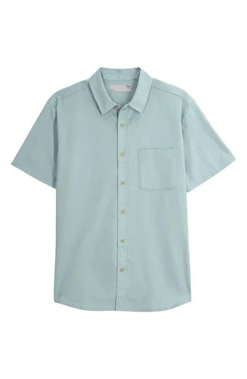 FREE FLY Harbor Short Sleeve Button-up Shirt - Ocean Mist