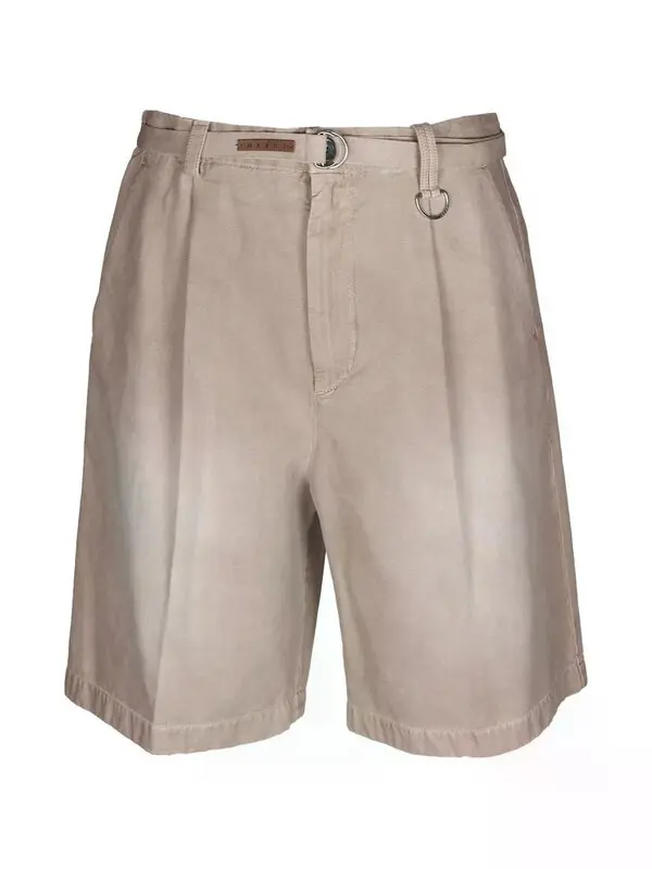 Marni Belted Shorts - Neutrals
