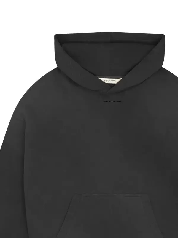 ABOUT:BLANK Pouch-pocket Hoodie - Black