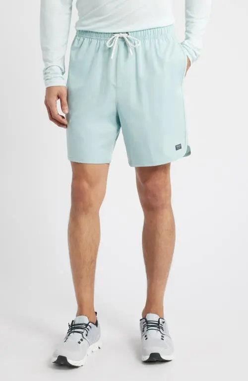 FREE FLY Reverb Water Resistant Hybrid Performance Shorts - Ocean Mist