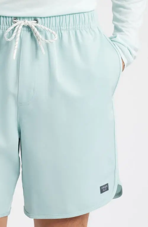 FREE FLY Reverb Water Resistant Hybrid Performance Shorts - Ocean Mist