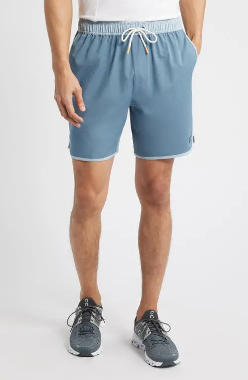FREE FLY Reverb Water Resistant Hybrid Performance Shorts - Pacific Blue