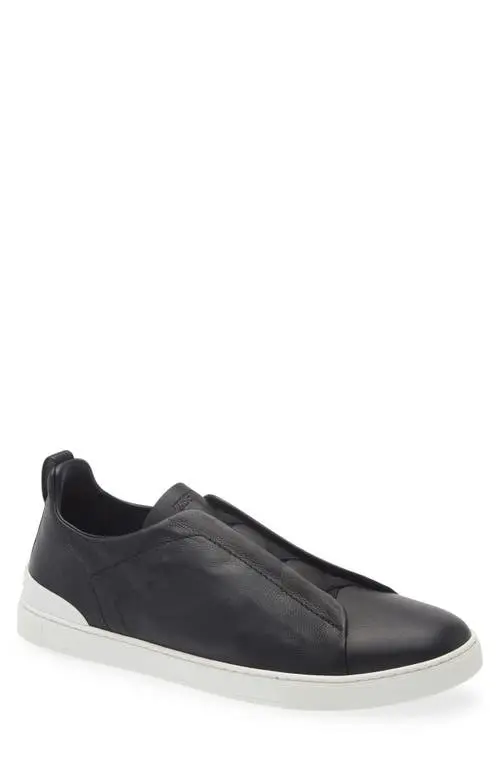 Zegna Triple Stitch™ Secondskin Sneakers - Black