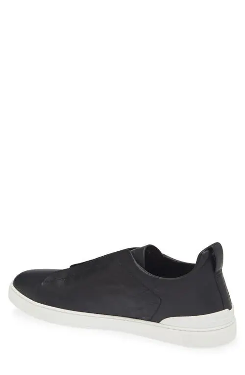 Zegna Triple Stitch™ Secondskin Sneakers - Black