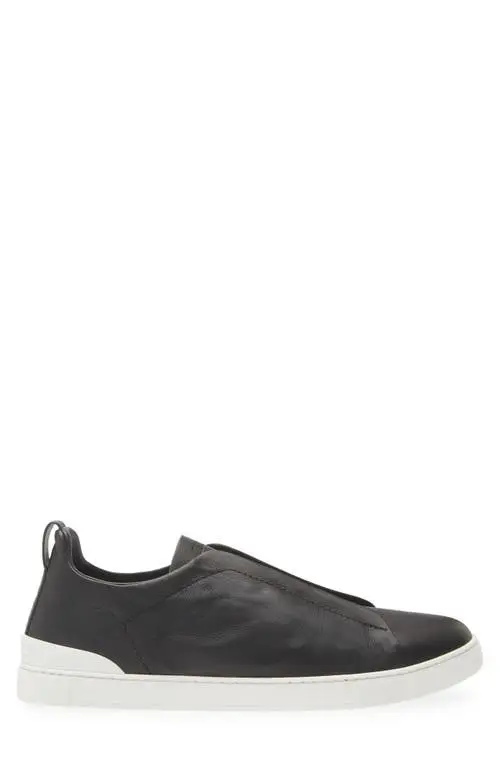 Zegna Triple Stitch™ Secondskin Sneakers - Black