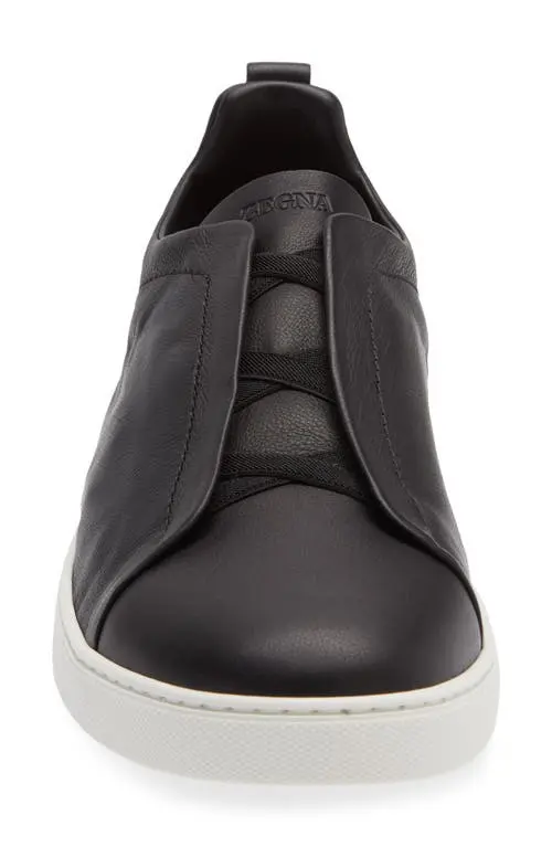Zegna Triple Stitch™ Secondskin Sneakers - Black