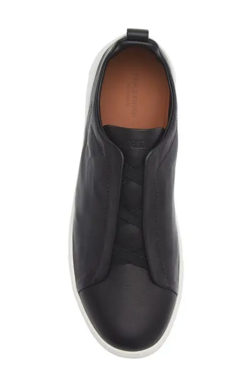 Zegna Triple Stitch™ Secondskin Sneakers - Black