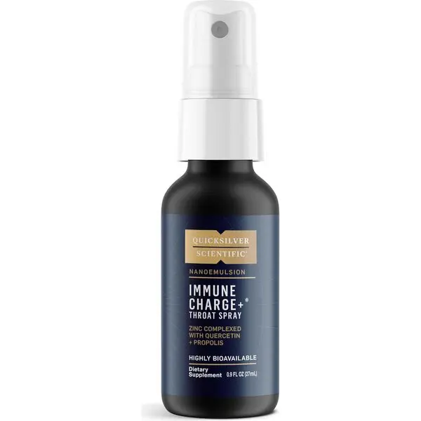 QUICKSILVER SCIENTIFIC Immune Charge Liposomal Zinc And Quercetin Throat Spray - None
