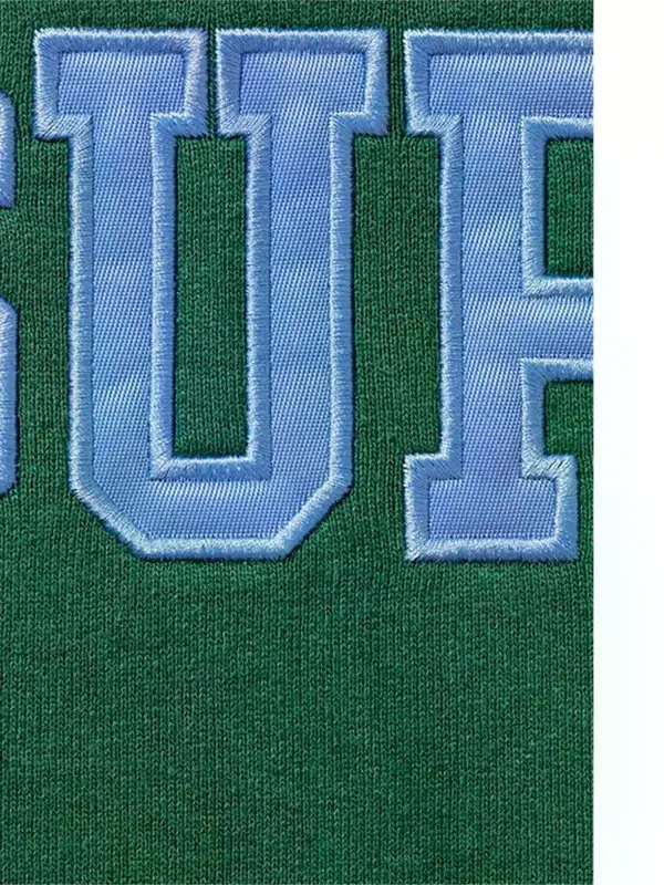 Supreme Flag-detail Half-zip Sweatshirt - Green