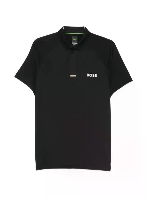 BOSS Logo Polo Shirt - Black