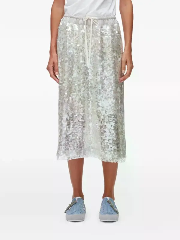 3.1 Phillip Lim Sequined Midi Skirt