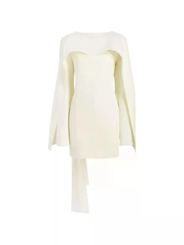 Khaite Onis Mini Dress - Neutrals