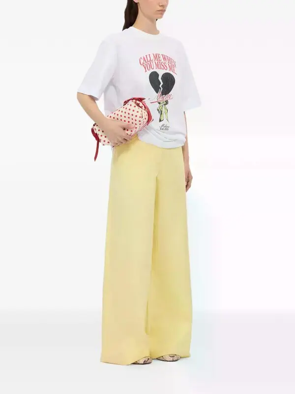 MSGM Broken Heart Graphic T-shirt