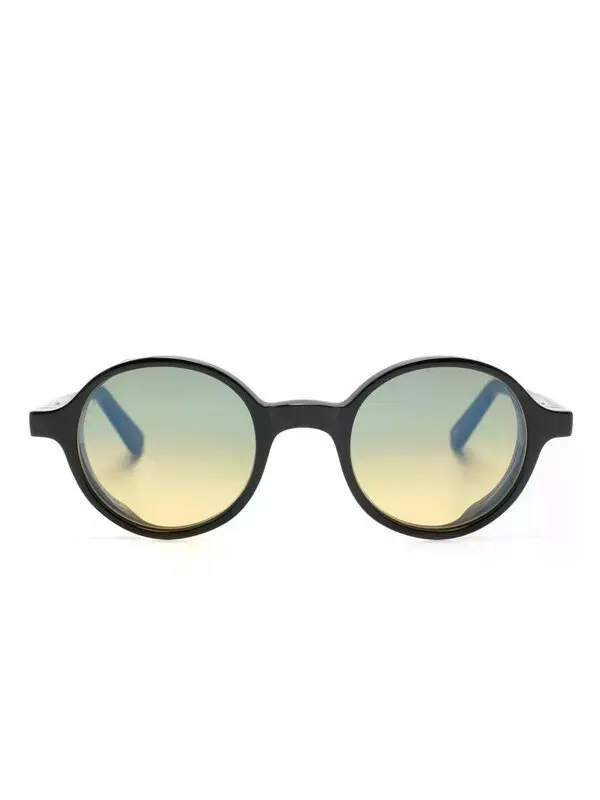 L.g.r Reunion Explorer Round-frame Sunglasses - Black