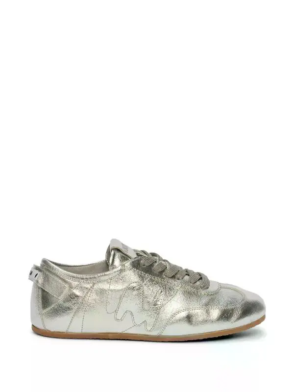 MSGM Lace-up Sneakers - Silver