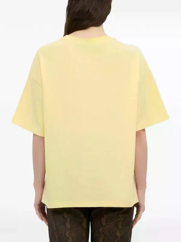 MSGM Bow-graphic Short-sleeve T-shirt