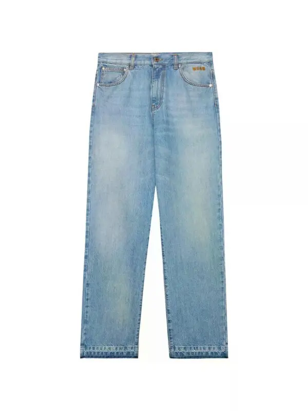 MSGM Five-pocket Low Rise Jeans - Blue