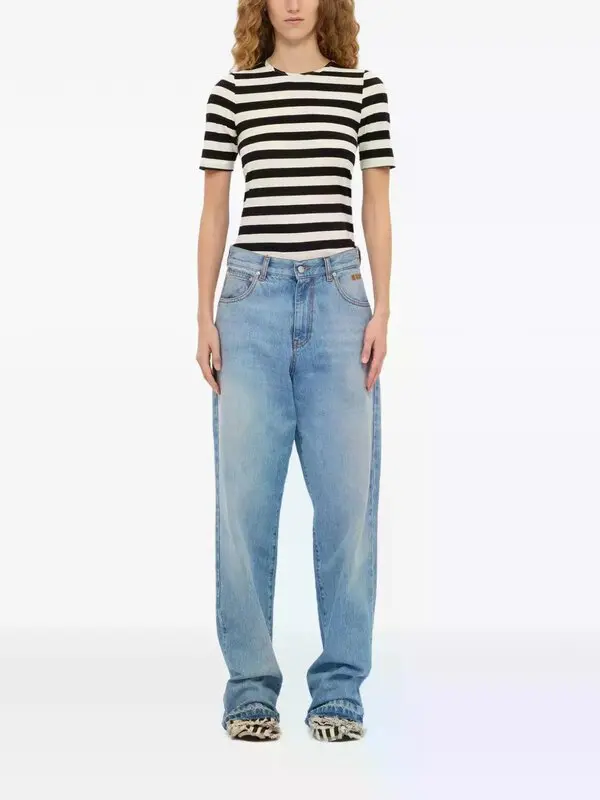MSGM Five-pocket Low Rise Jeans - Blue