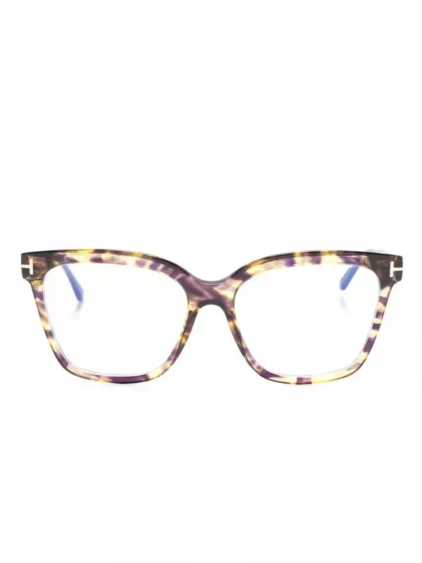 TOM FORD Oversize Frame Glasses - Brown