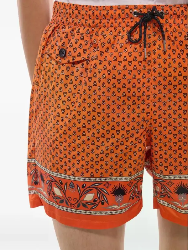 FURSAC Graphic-print Swim Shorts
