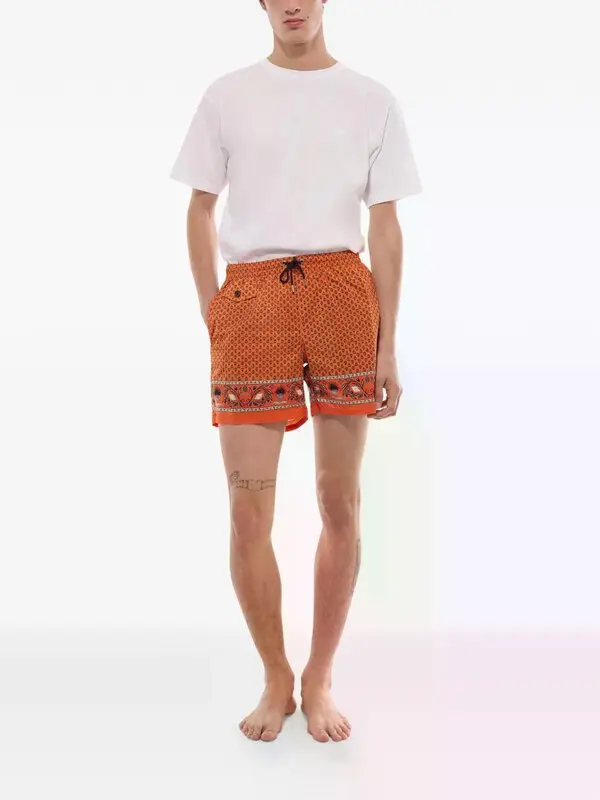 FURSAC Graphic-print Swim Shorts