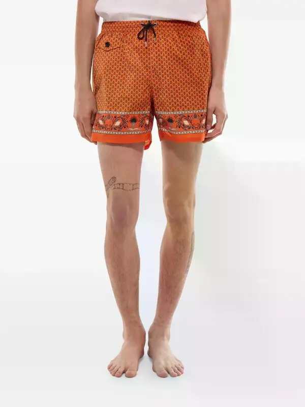 FURSAC Graphic-print Swim Shorts