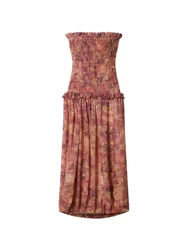 Isabel Marant Étoile Mandala-print Smocked Dress