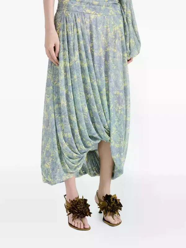 Proenza Schouler Floral-appliqué Sandals - Green
