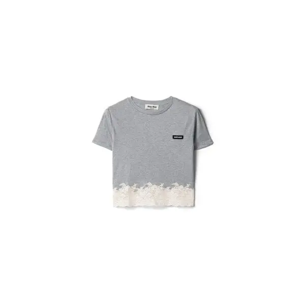 Miu Miu Silk Jersey Top