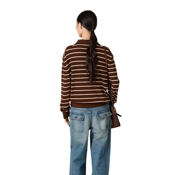 Miu Miu Cotton Knit Polo Shirt