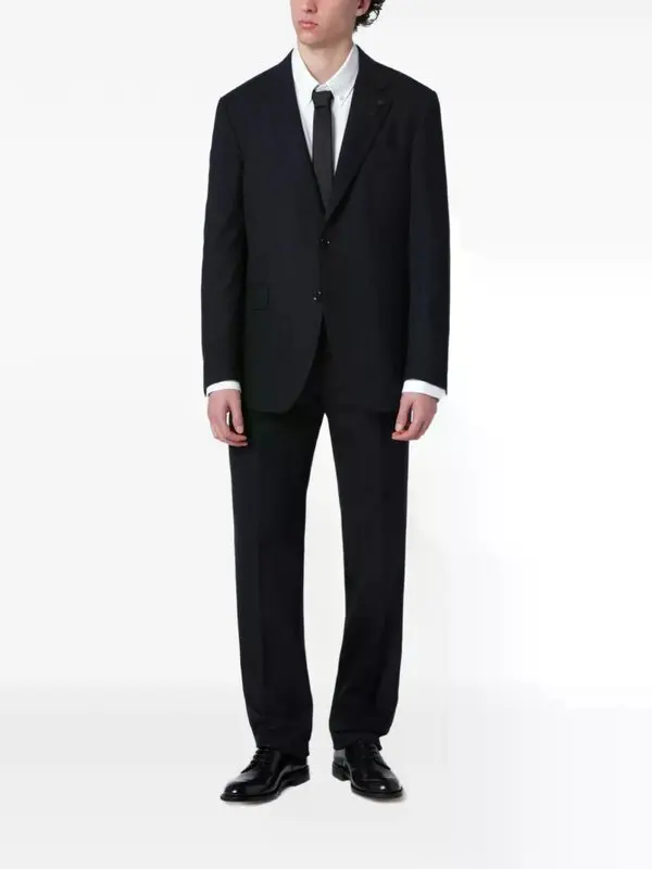 LARDINI Pinstripe Single-breasted Suit - Blue