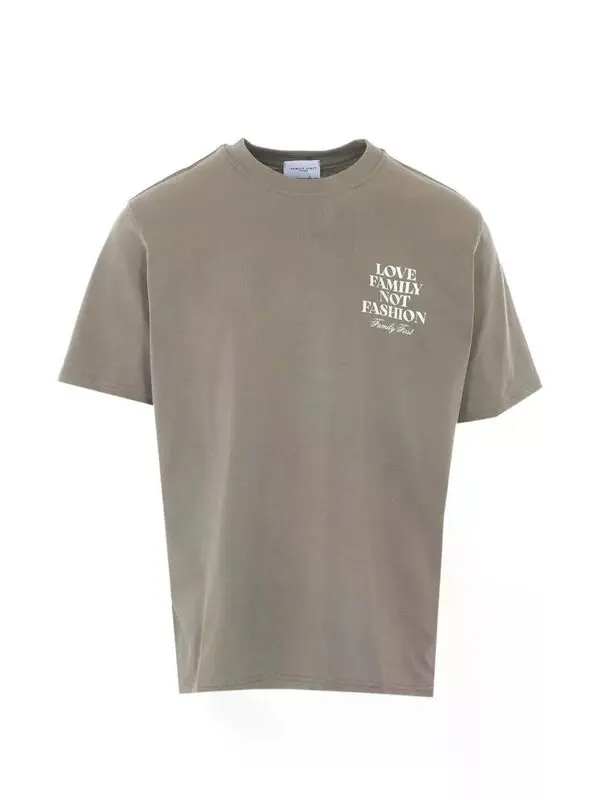 FAMILY FIRST Crew-neck Logo T-shirt