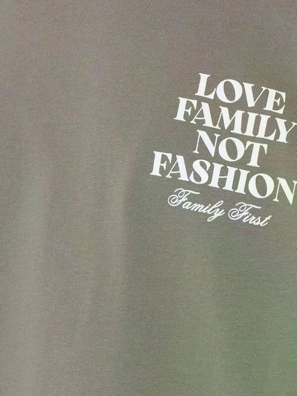 FAMILY FIRST Crew-neck Logo T-shirt