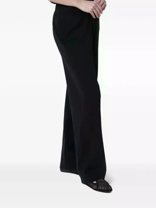 ENTIRE STUDIOS Straight-leg Knit Trousers - Black