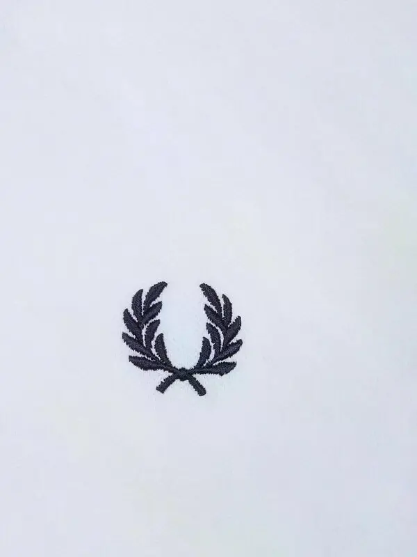 Fred Perry Logo-embroidered Polo Shirt - White