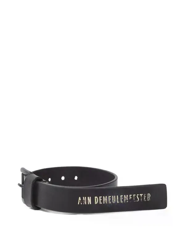 ANN DEMEULEMEESTER Vanir Buckle Bracelet - Black