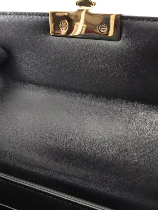 Dior 2010-2016 Leather 30 Montaigne Box Bag - Blue